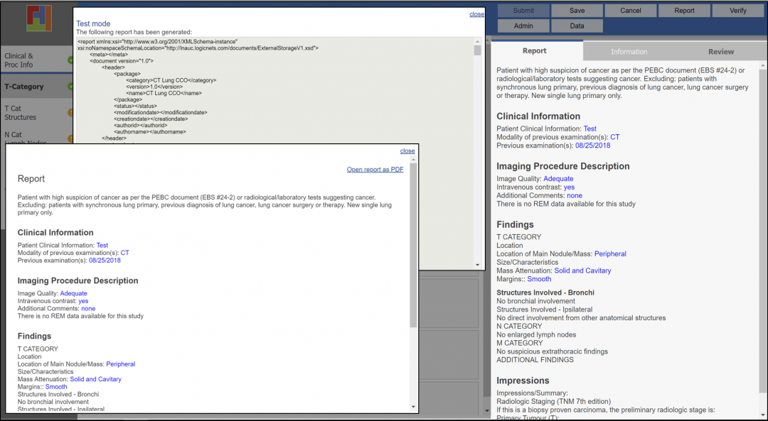Structured Reporting - LogicNets